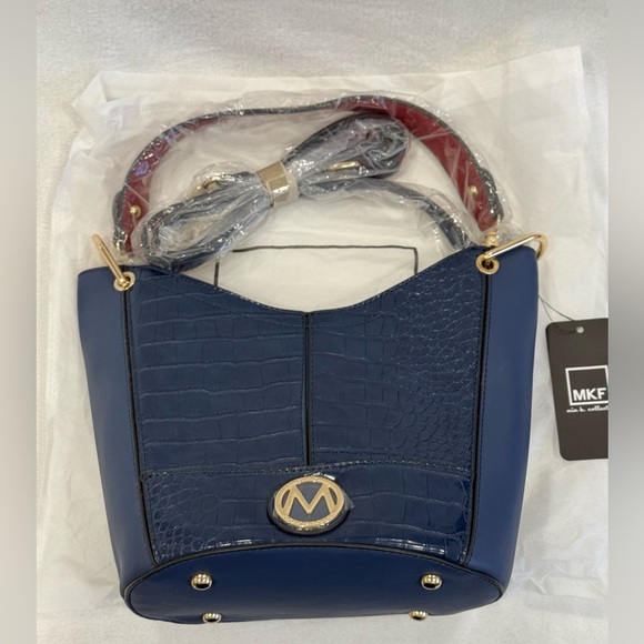 Mkf Collection | Bags | Mkf Collection Bag By Mia K Navy Bluered | Poshmark